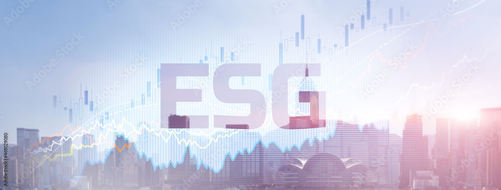 ESG environmental social governance business strategy investing concept ...
