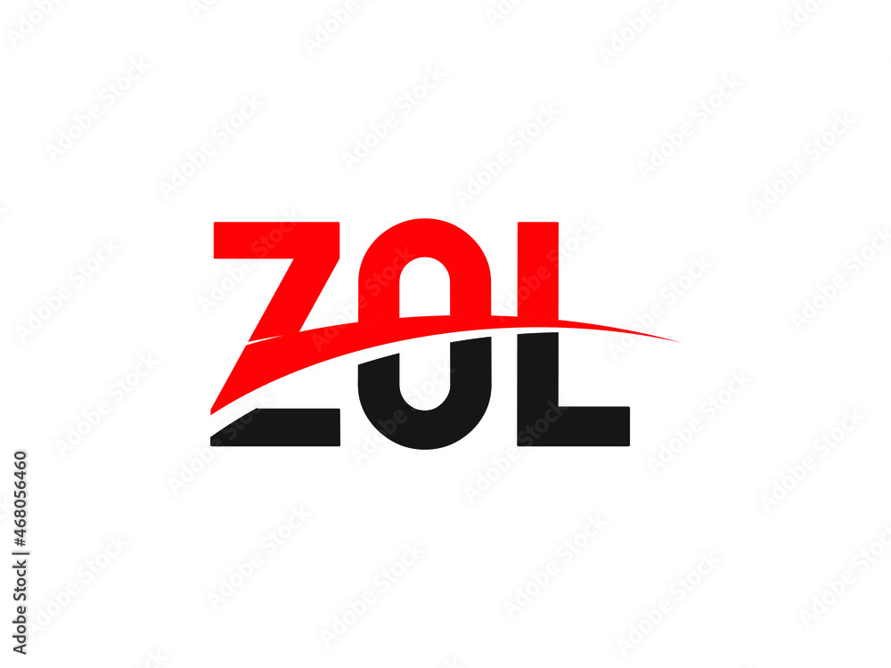 ZOL Letter Initial Logo Design Vector Illustration Stock Vector | Adobe Stock