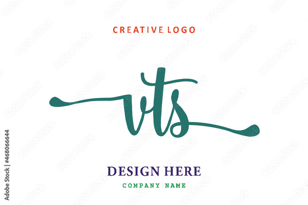 VTS lettering logo is simple, easy to understand and authoritative ...