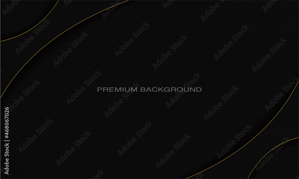 elegant background with gold lines on the edge for covers, banners ...