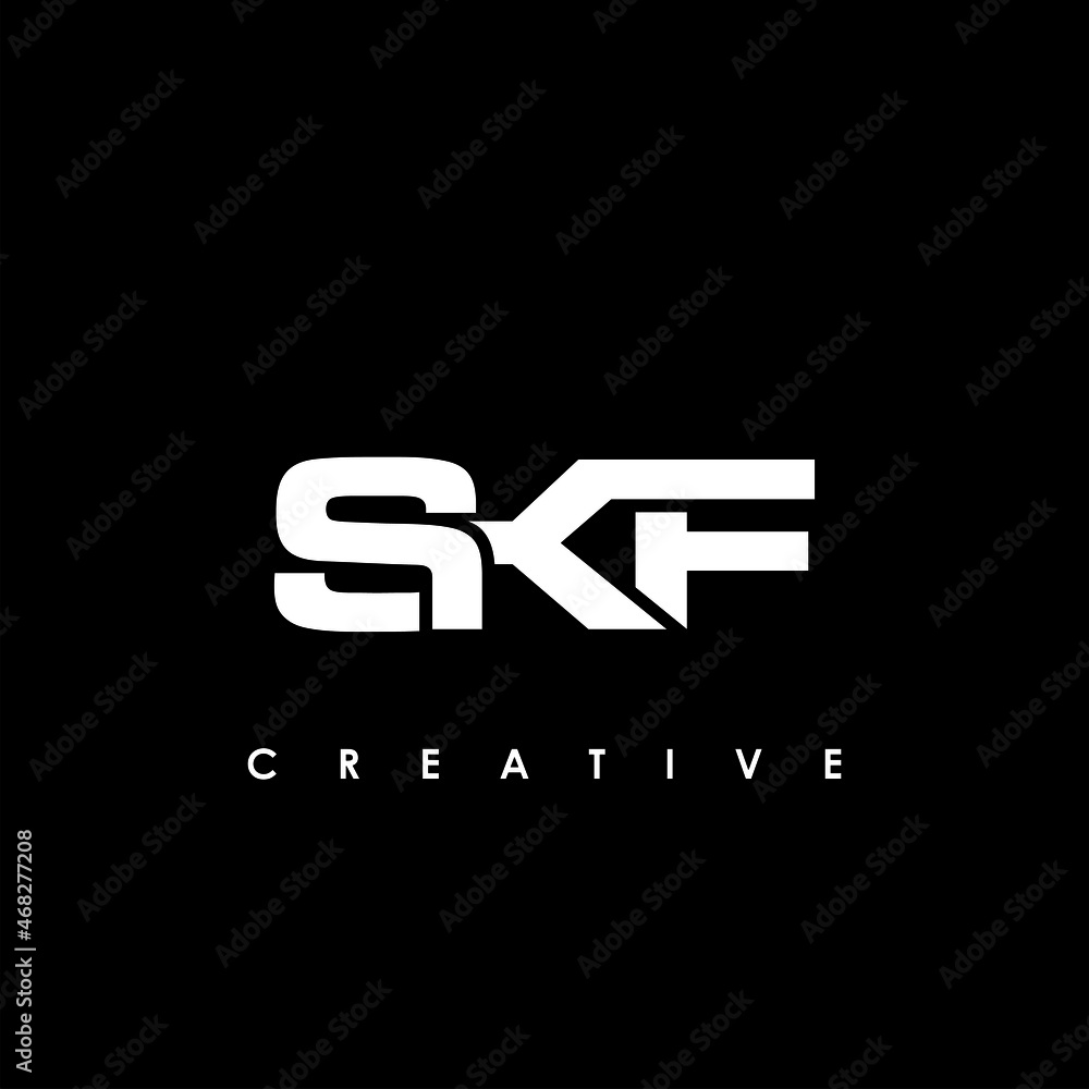 SKF Letter Initial Logo Design Template Vector Illustration Stock ...