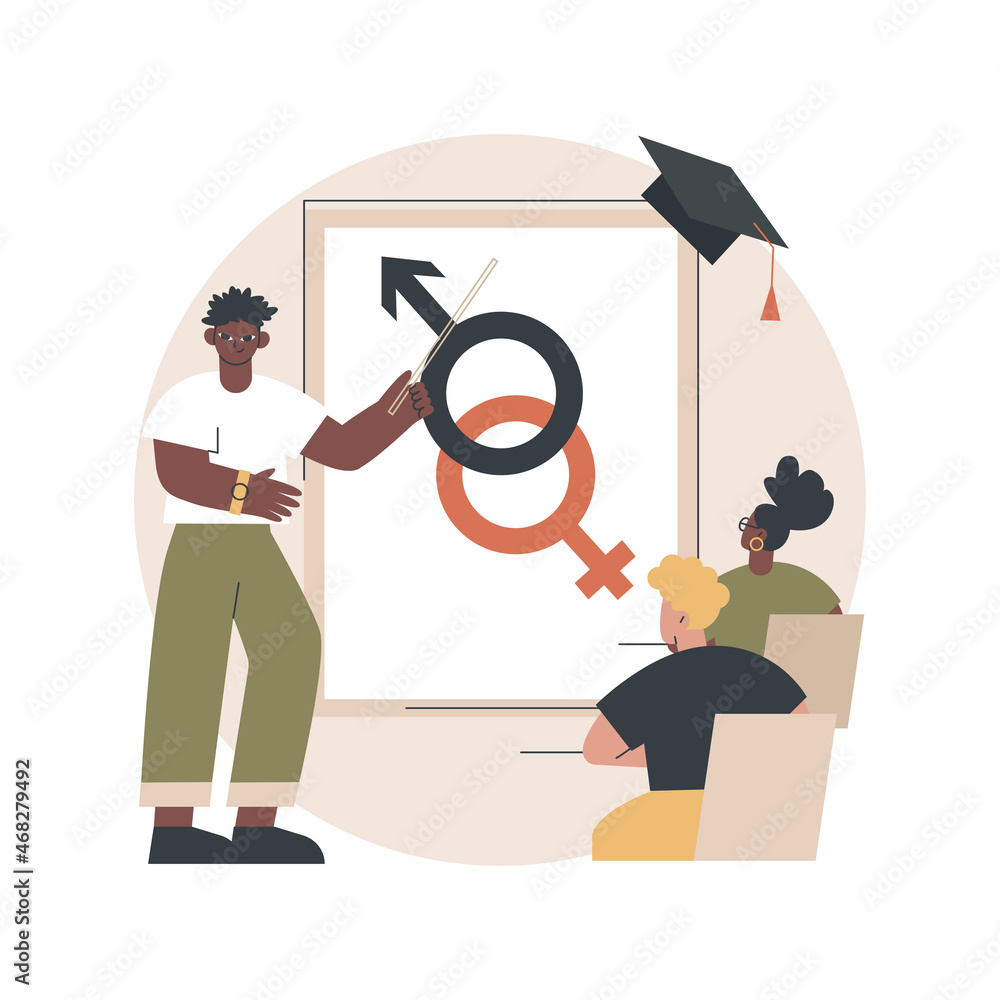 Sexual education abstract concept vector illustration. Sexual health ...