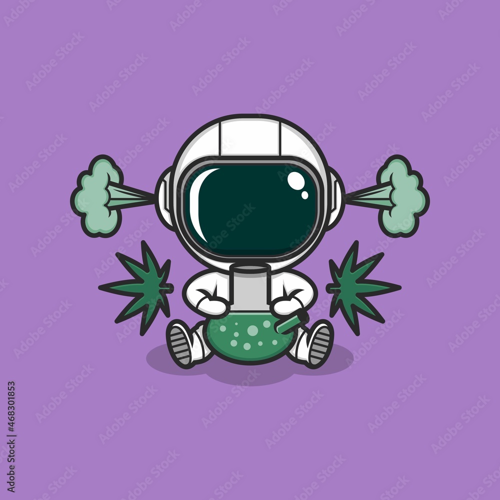 Astronaut With Weed