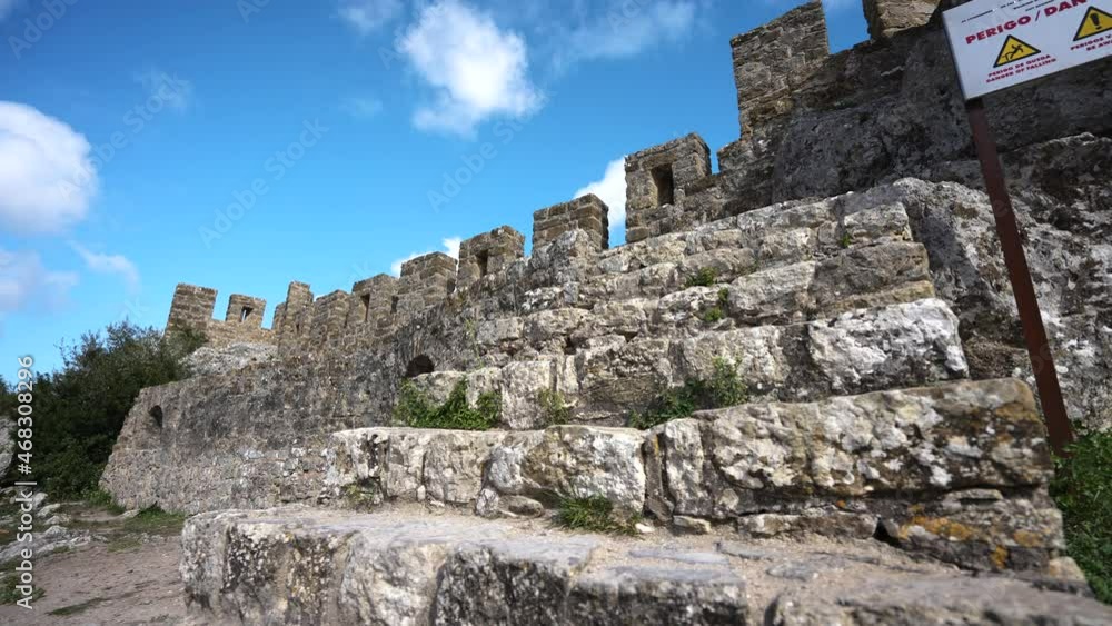 European tourism to historical landmarks of Portugal. Sightseeing of ...