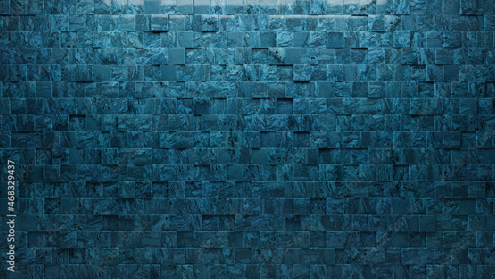 Polished, 3D Wall background with tiles. Textured, tile Wallpaper with ...