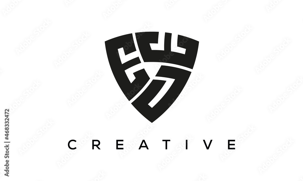 EDE letters logo, security Shield logo vector Stock Vector | Adobe Stock