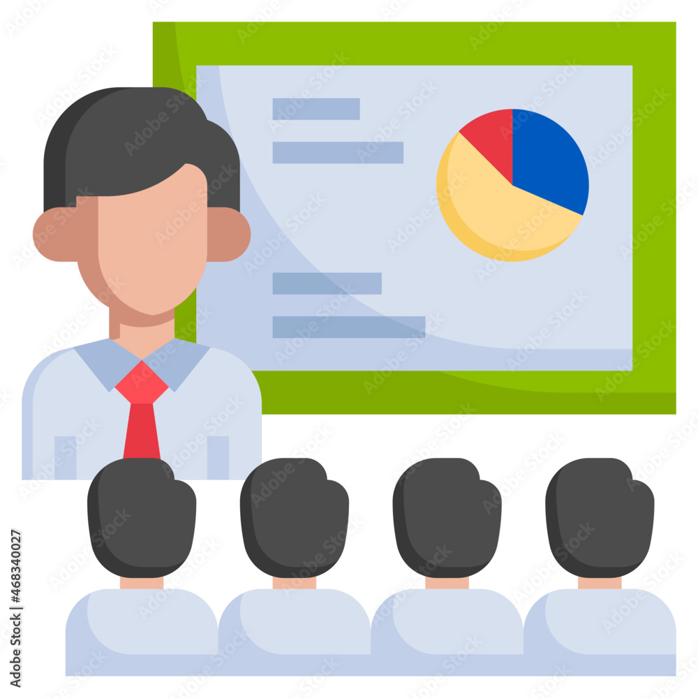 EMPLOYEE ONBOARDING flat icon Stock Vector | Adobe Stock