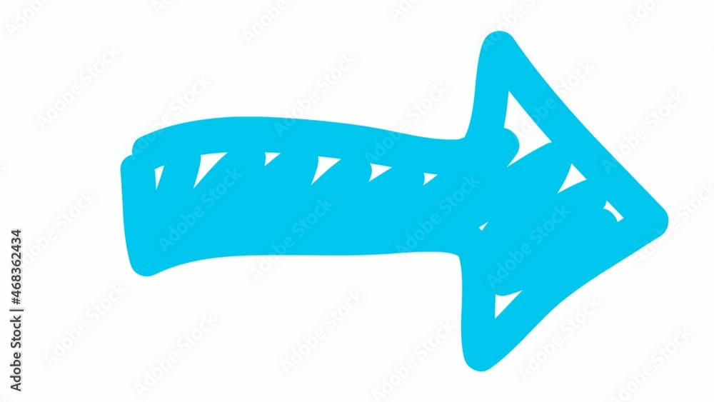 Animated Arrow Pointing Right