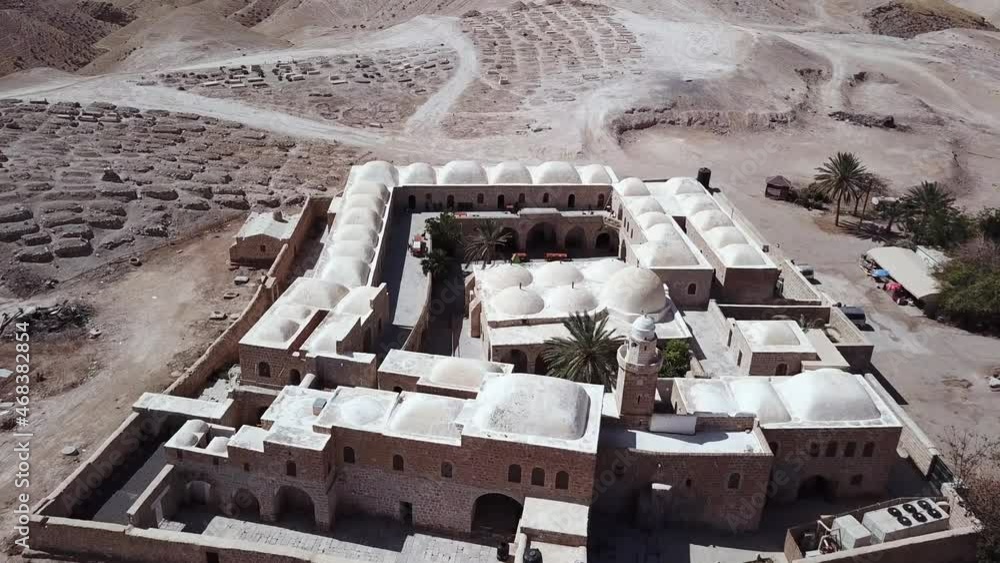 Nabi Musa, Prophet Moses burial site in Judean desert, Stock Video ...