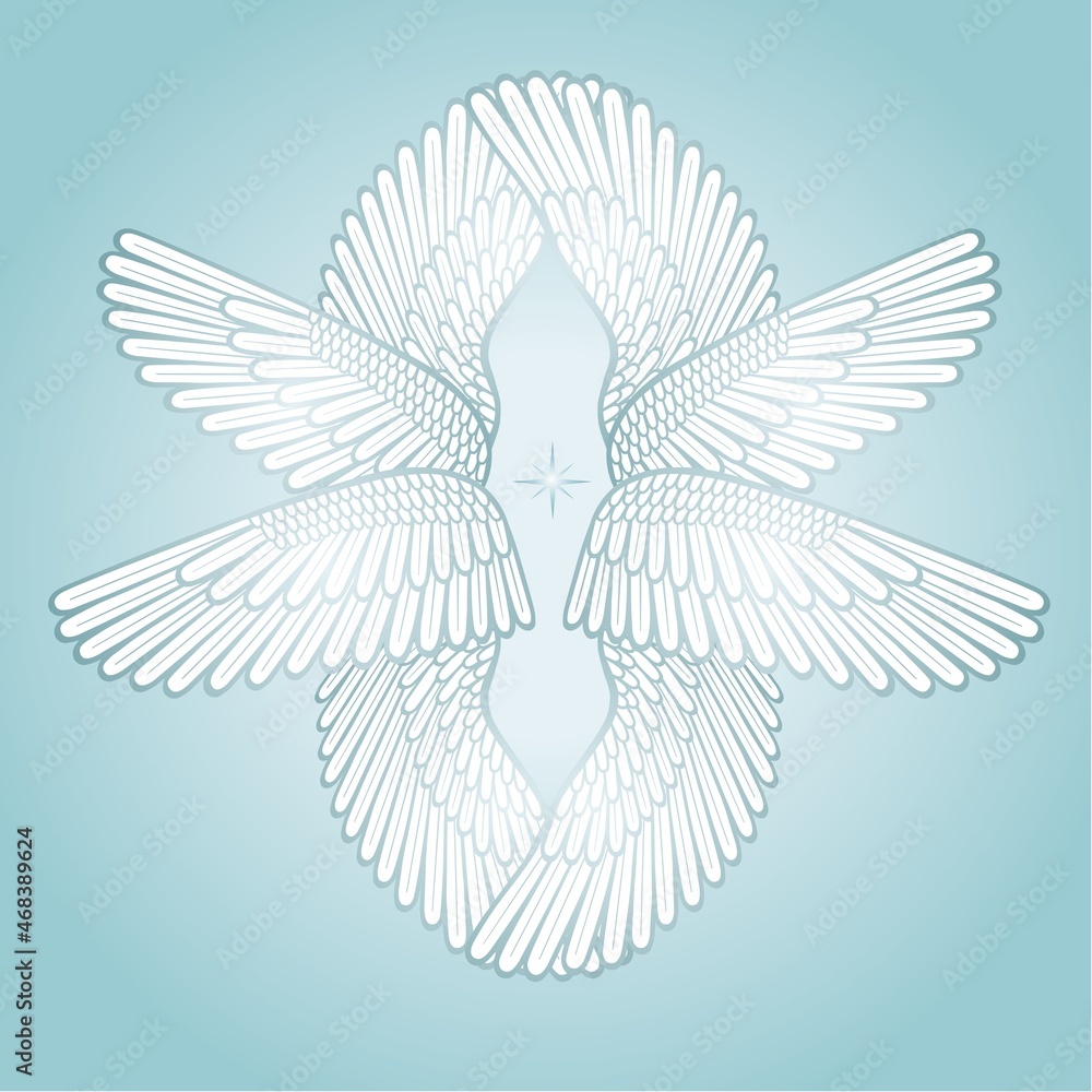 Cartoon drawing: winged dragon lion, a character in Assyrian mythology ...