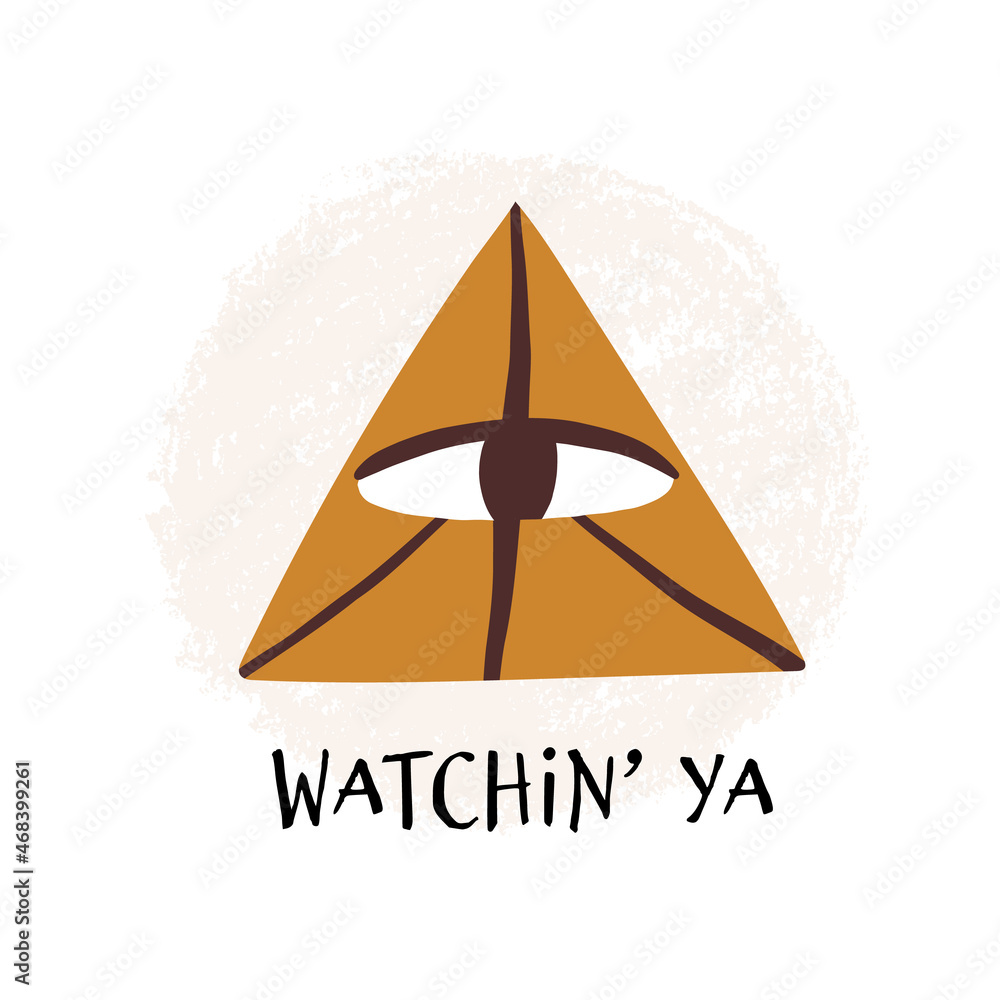 Vettoriale Stock All-seeing eye, Eye of Providence, a symbol of God ...