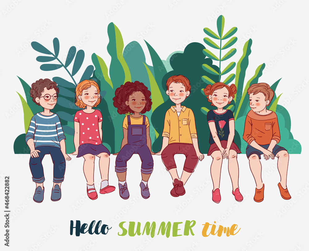 Friendly Kids Cartoon