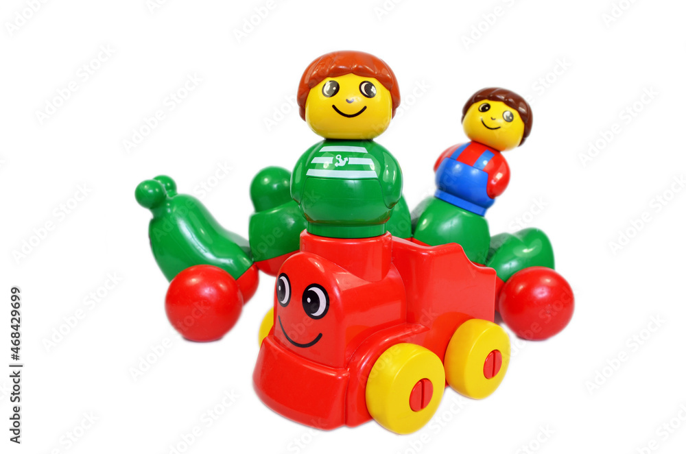 White isolated Image taken in home studio. Lego Duplo created by Lego ...