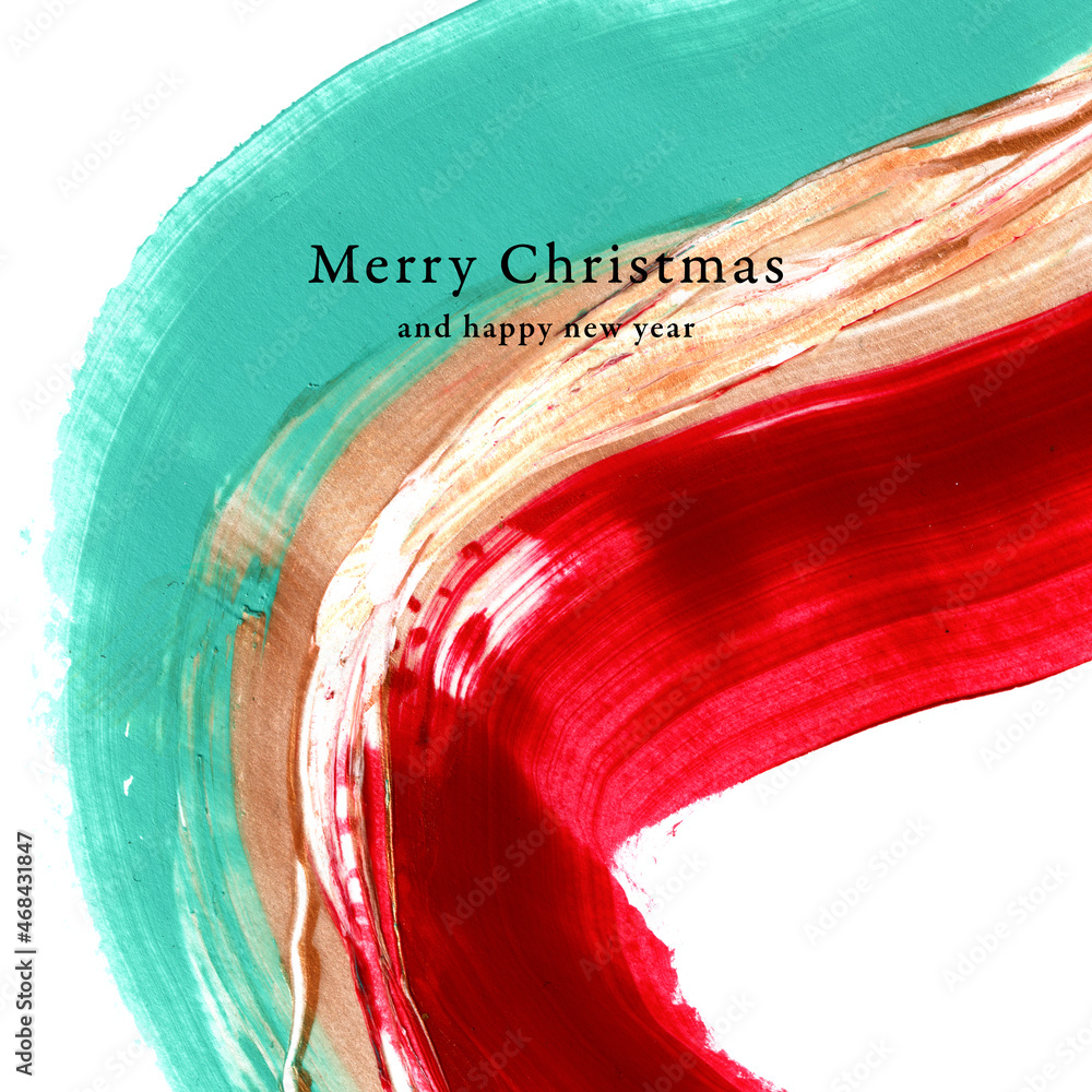 Diseño tarjeta de navidad, diseño abstracto elegante y moderno. Merry ...