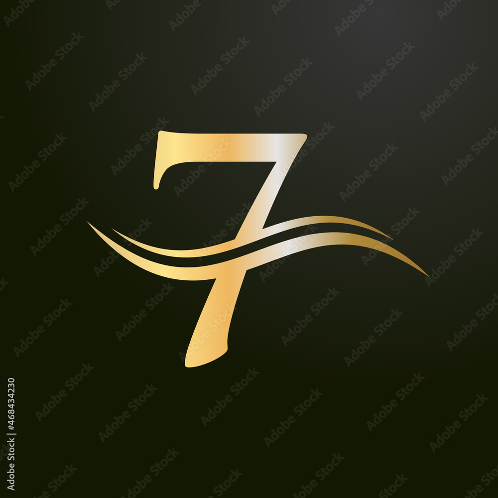7 Logo Design for business and company identity. Creative 7 letter with ...
