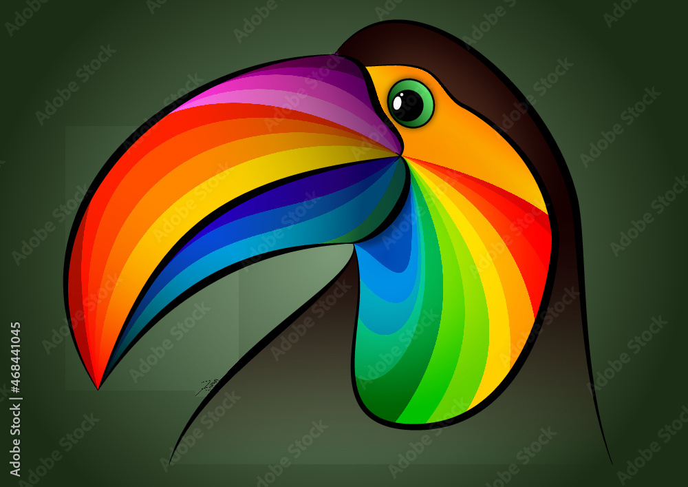 Vecteur Stock Toucan | Adobe Stock