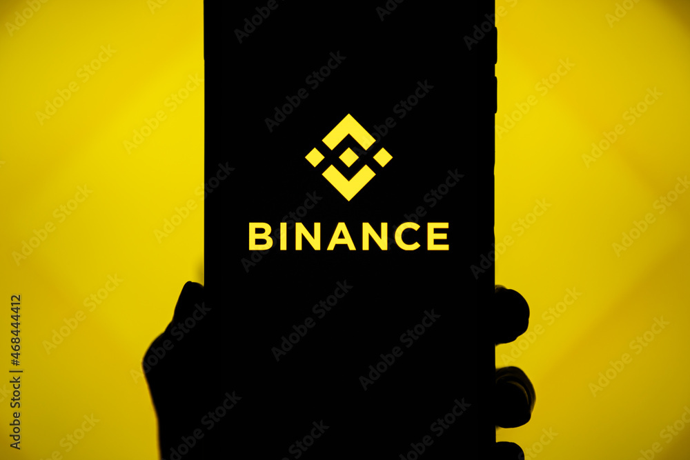 Ukraine, Odessa - October, 9 2021: Binance mobile app running at ...