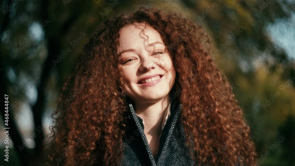 Facial recognition, AI scanning woman's face, verifying person's ...