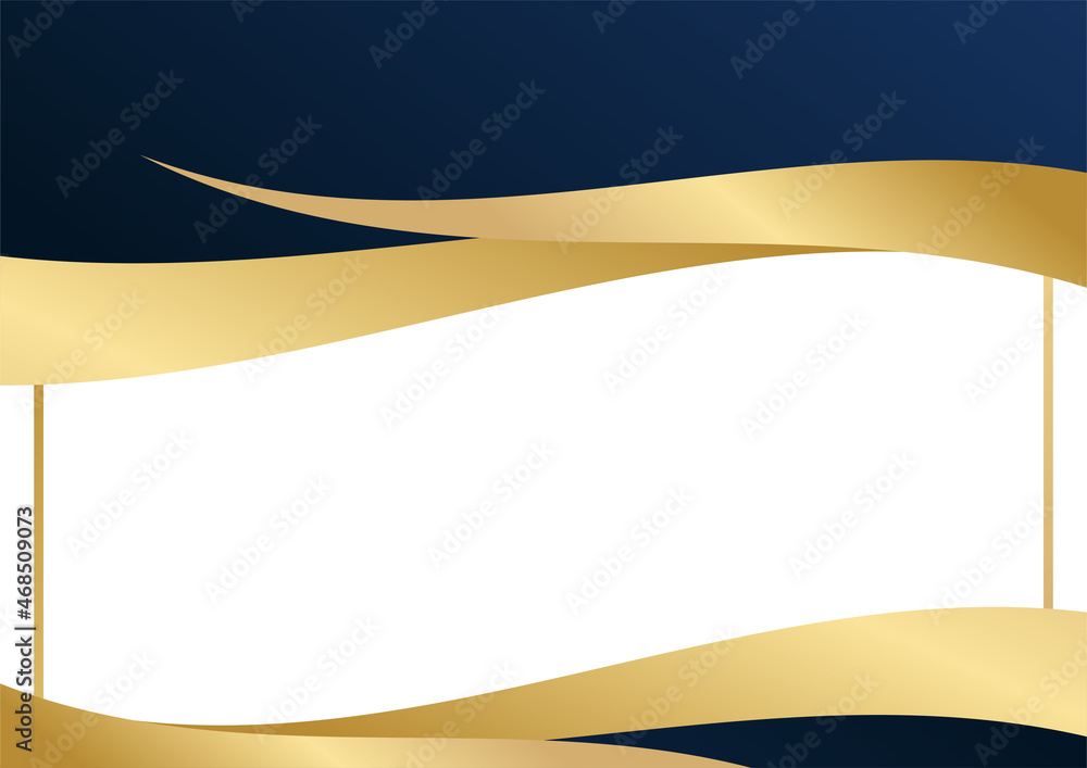 Modern blue and gold abstract background. Vector abstract graphic ...