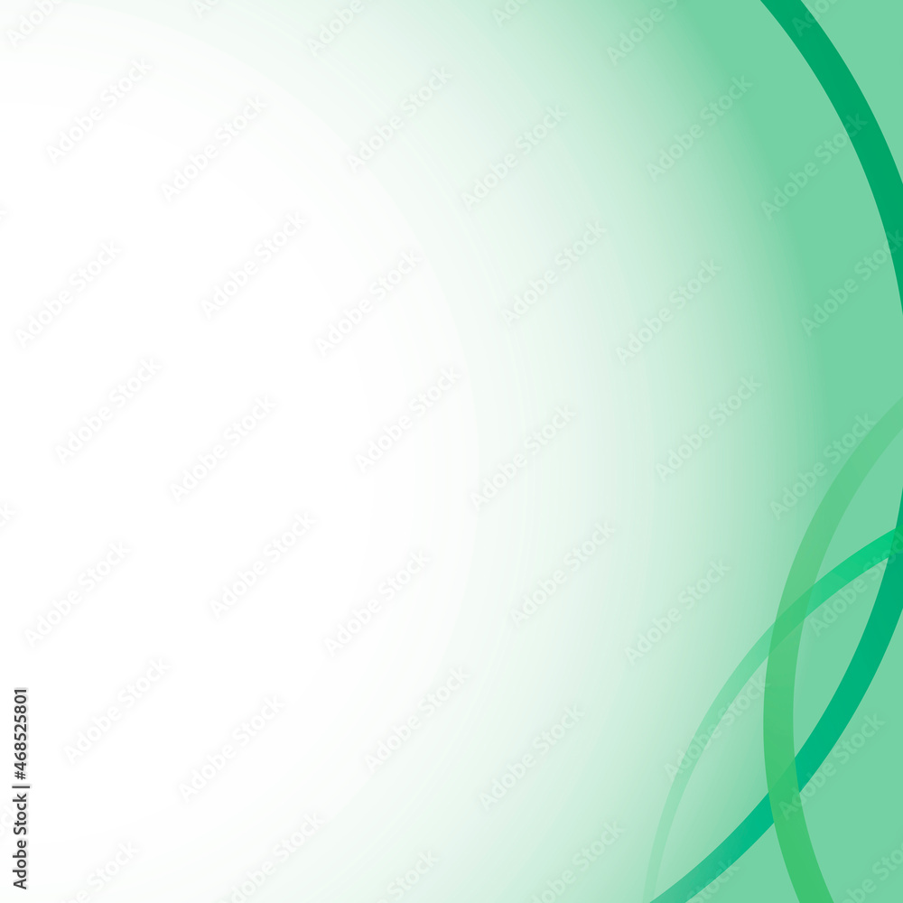 Emerald green curve frame template vector Stock Vector | Adobe Stock