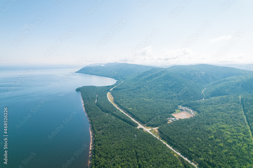Summertime imagery of Lake Baikal is a rift lake located in southern ...