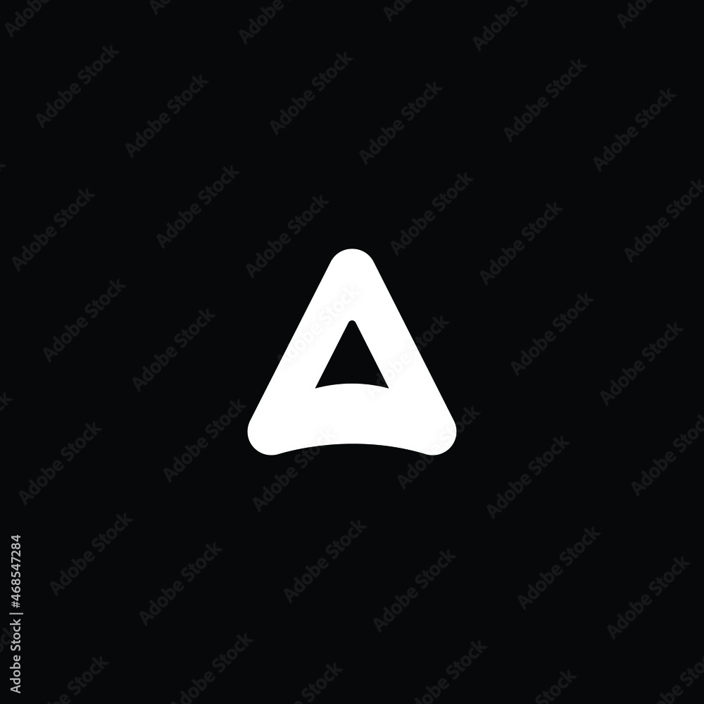 Special Unique Initial A logo and AA logo design. A Letter Minimal ...