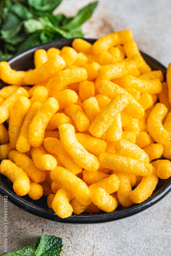 cheetos snack cheese corn sticks meal snack on the table copy space ...