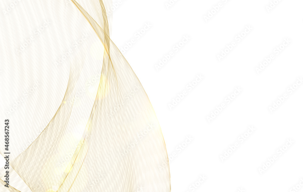 Shining gold flow. Vector illustration, contains transparencies ...