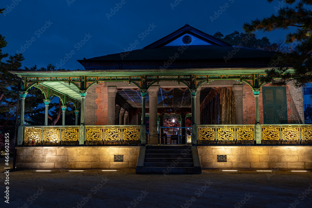 Poster Deoksugung royal palace of Joseon dynasty in Seoul South Korea ...
