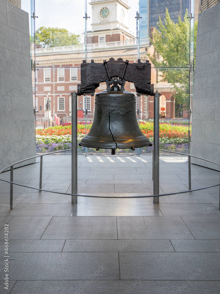 Philadelphia, Pennsylvania, USA - August 20 2021: Historical Liberty ...
