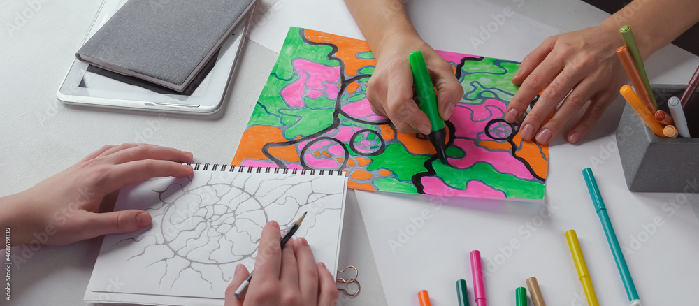 Neurographics, neurographic drawing, the method of mental health ...