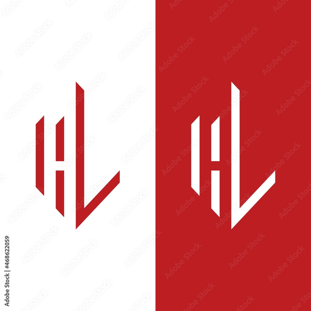 Letters AL logo with a simple and sophisticated design. the concept of ...