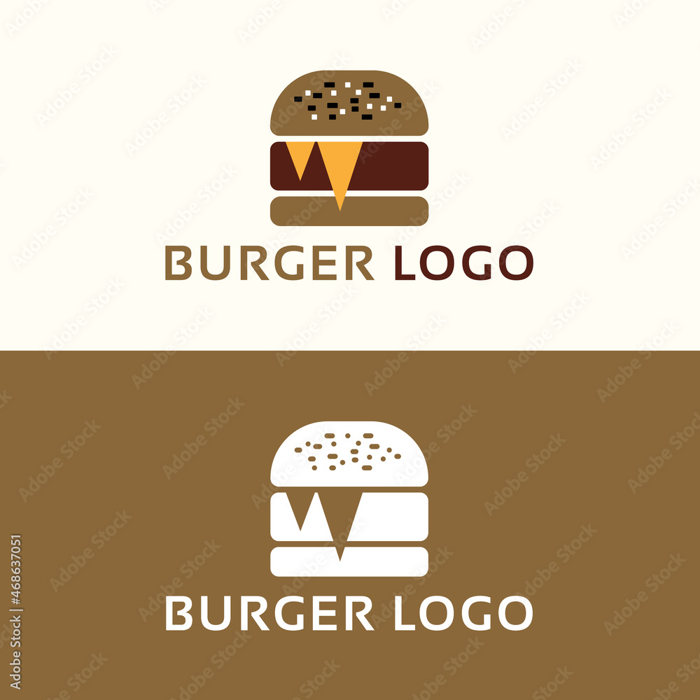 Burger Logo, Food Logo, restaurant logo Design Template Stock Vector ...