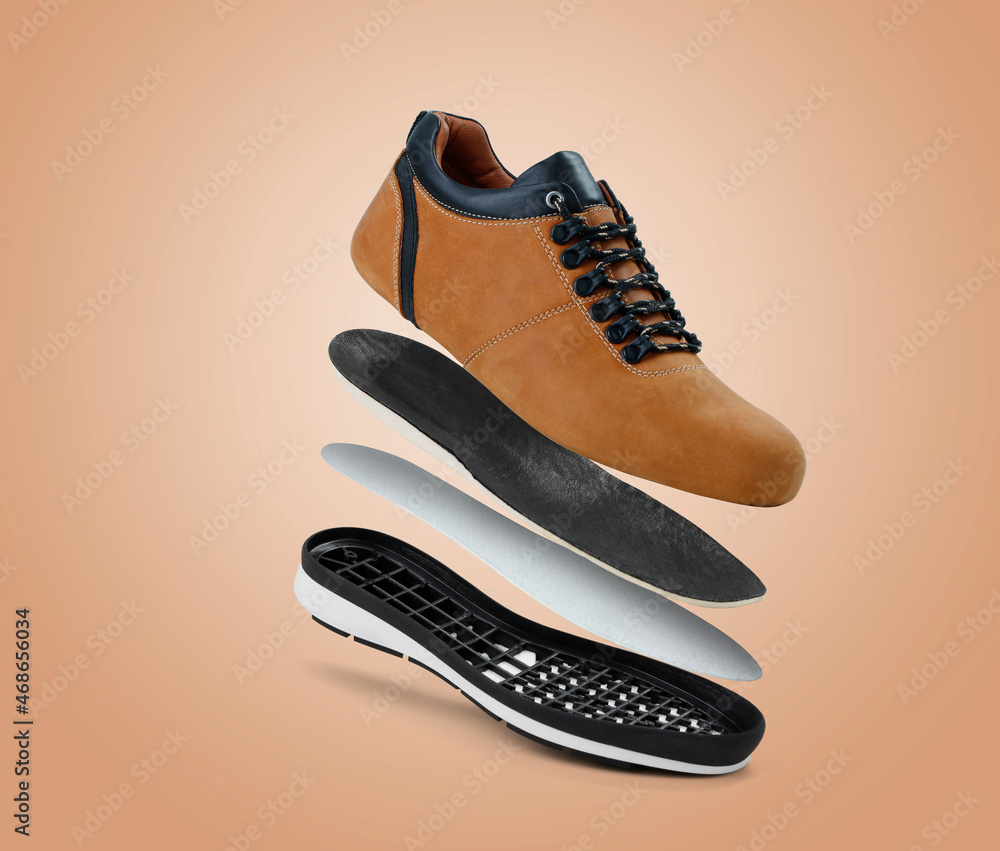 The constituent layers of shoes Stock Photo | Adobe Stock