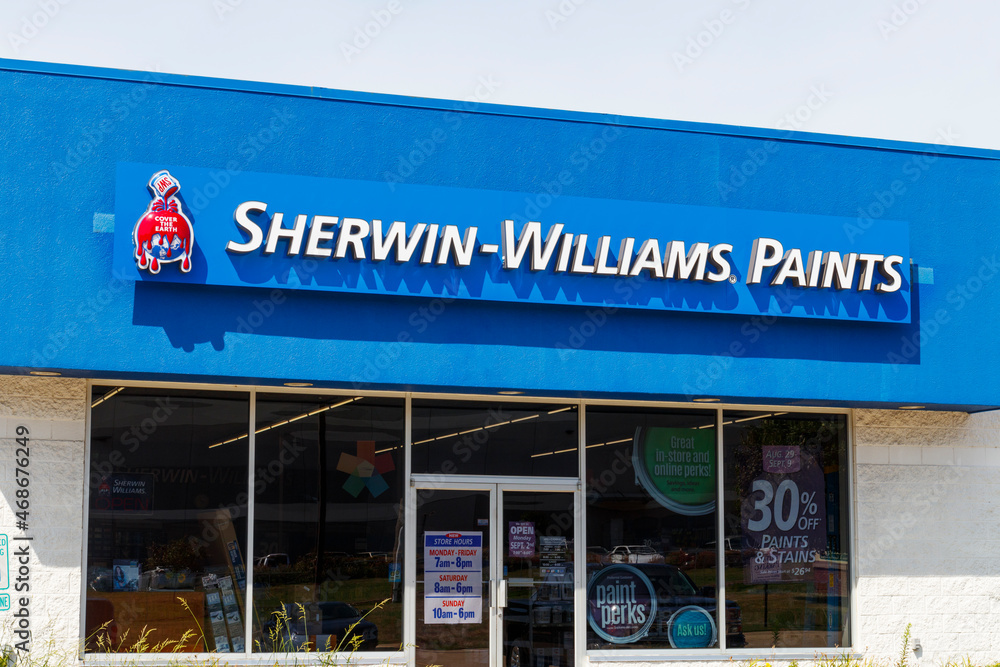 Foto de Sherwin-Williams retail paint and coating store. Sherwin ...