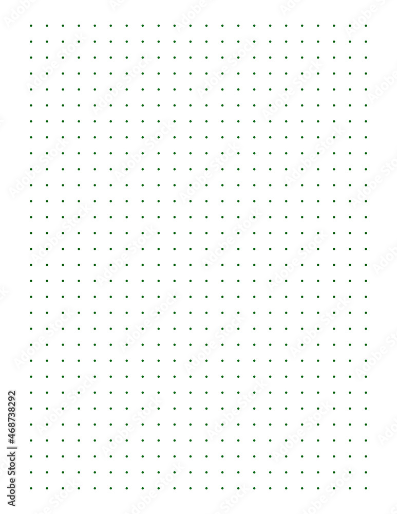 Graph paper. Printable dotted grid paper on white background. Geometric ...