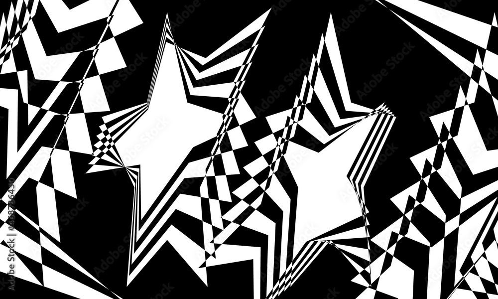 original black patterns for design mesmerizing optical illusion Stock ...