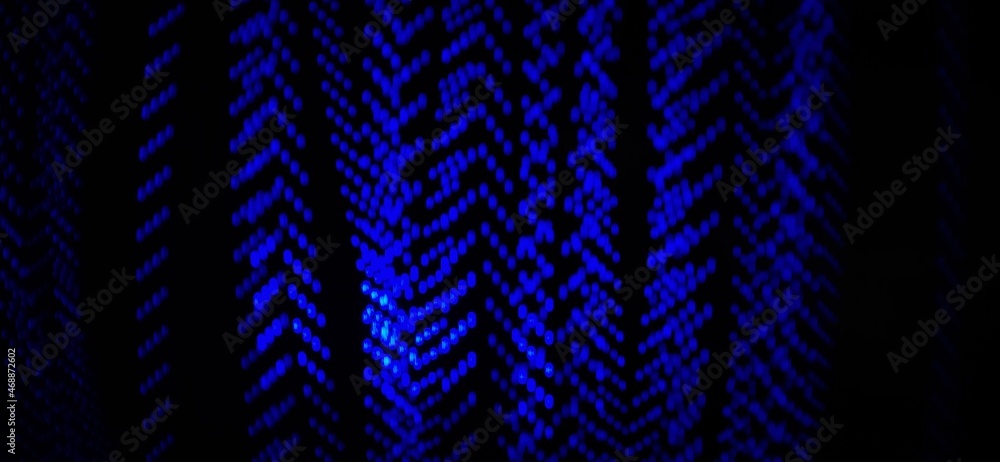 Abstract concept of Neon Blue wave pattern abstract Streaming through ...