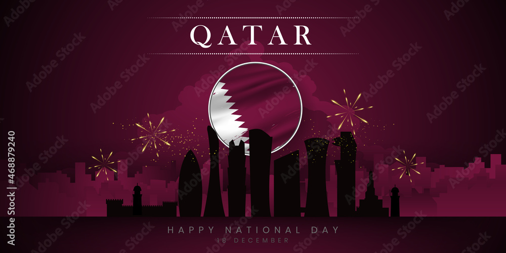 National Day of Qatar. a national holiday celebrating, independence ...
