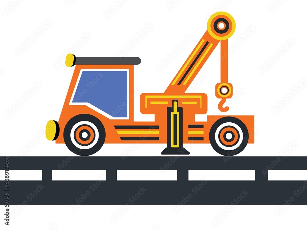 Large construction equipment. Commercial vehicles for construction work ...