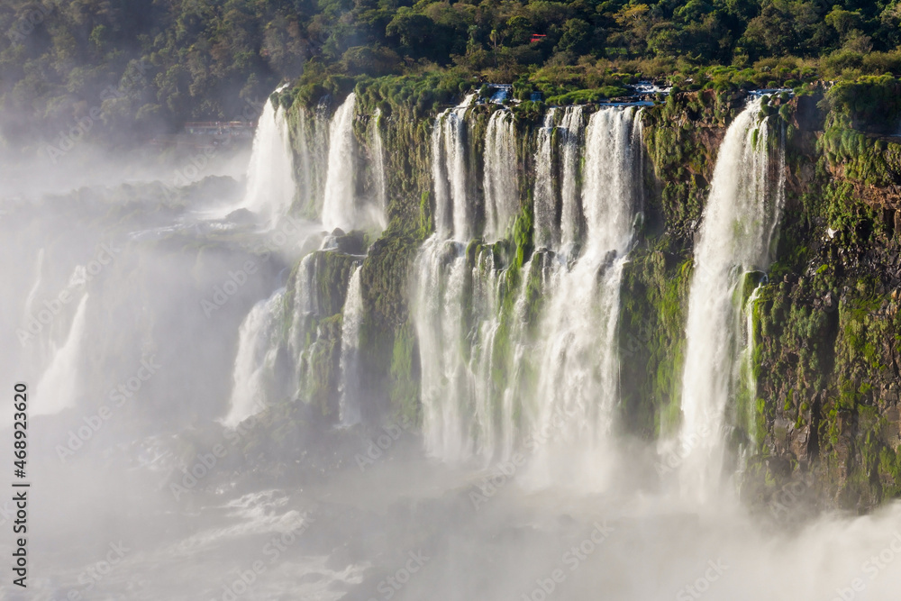 Iguazu Falls or Waterfall landscape Stock Photo | Adobe Stock