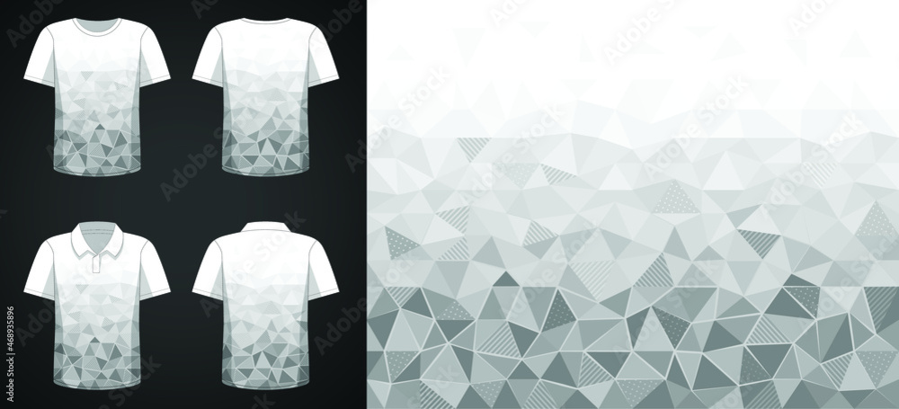 Modern gray polygon texture vector illustration. Colorful template ...
