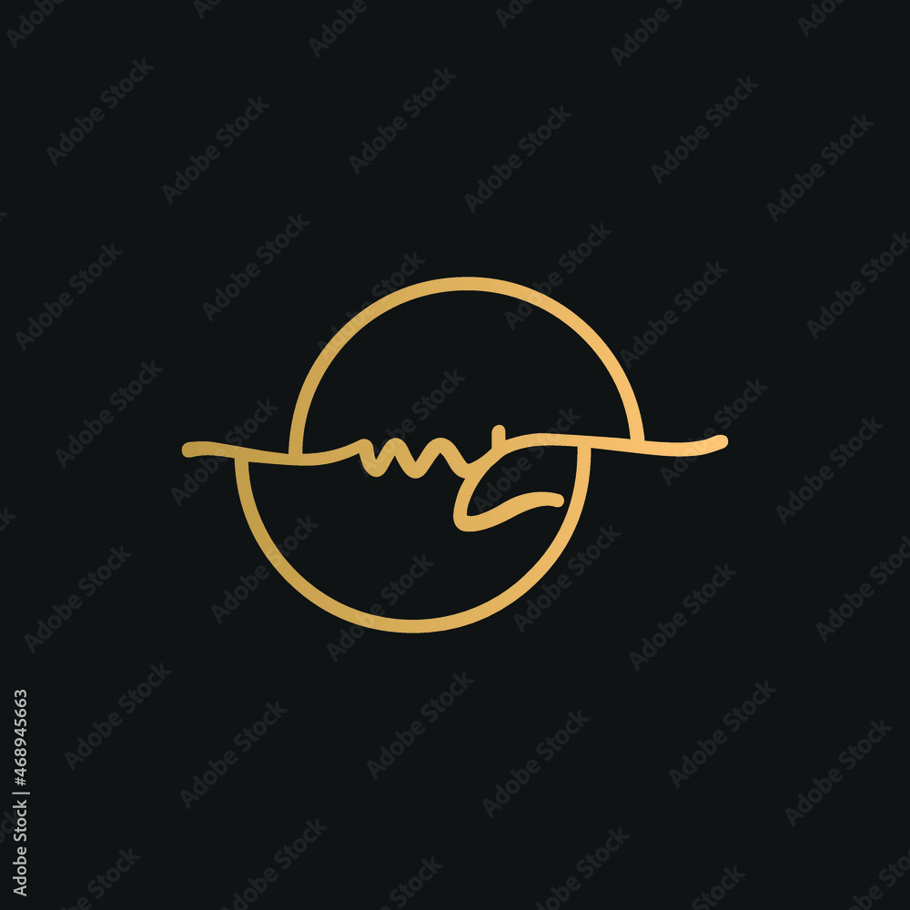 MC Logo vector MC circle logo vector Stock Vector | Adobe Stock