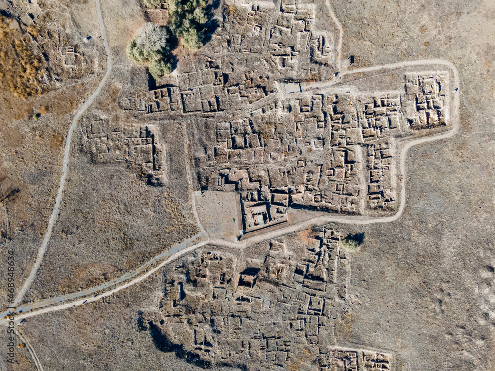 Kultepe ancient city ruins. Assyrian Trade Center in Karum-Kanis in ...