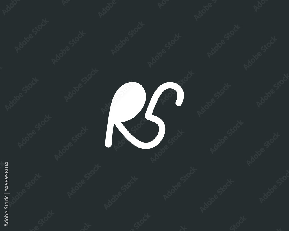 RS letters initial logo design vector Stock Vector | Adobe Stock