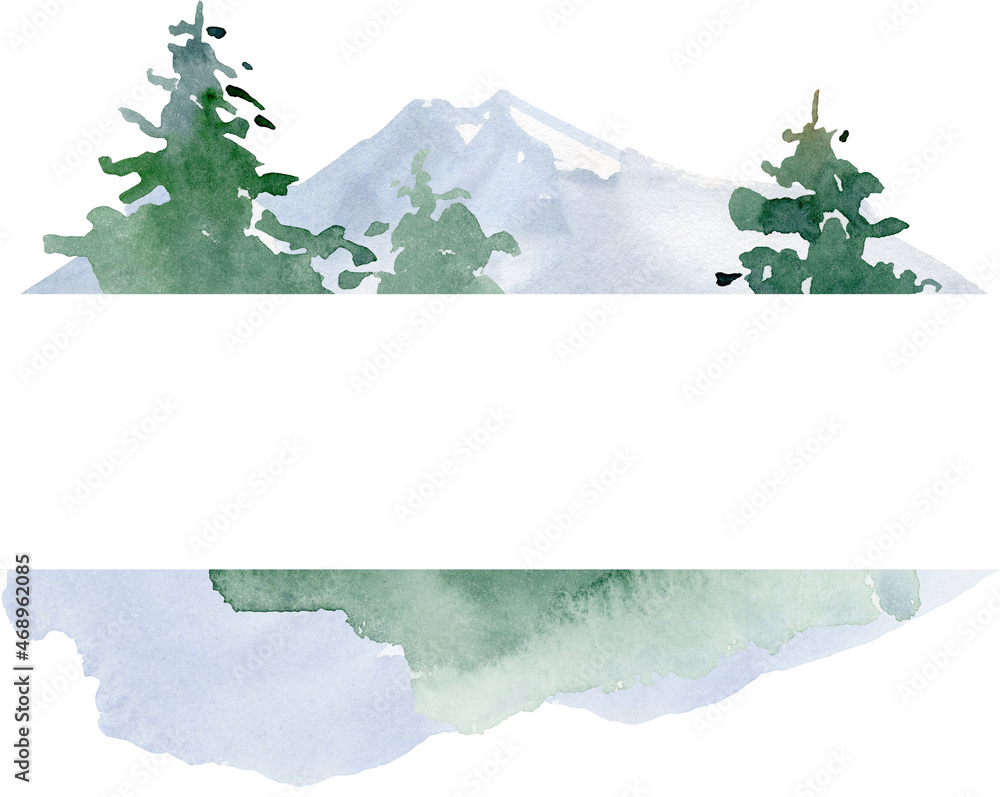 Mountain Border Clipart