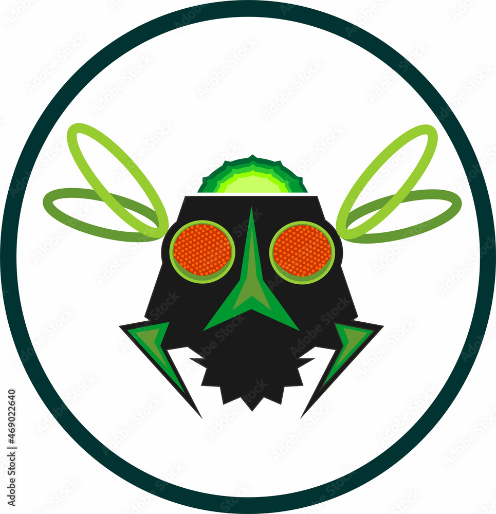 vector logo for insect species Stock Vector | Adobe Stock