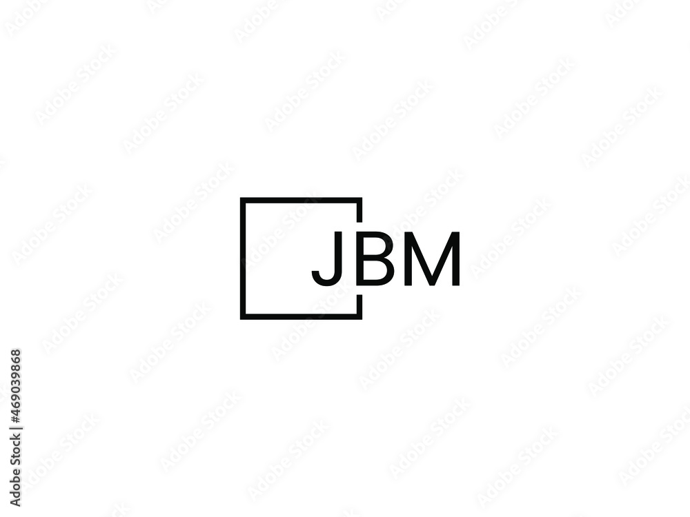 JBM letter initial logo design vector illustration Stock Vector | Adobe ...
