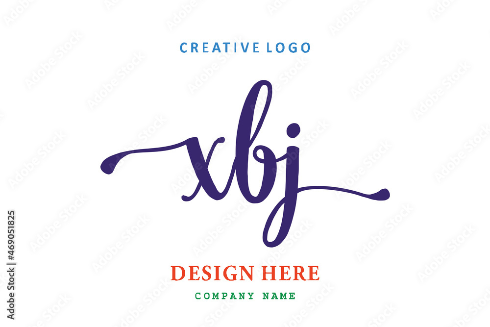 XBJ lettering logo is simple, easy to understand and authoritative ...