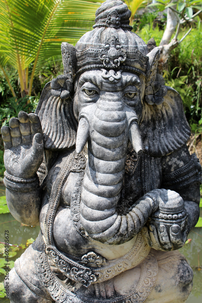 Statue of the god Ganesh in Bali / Indonesia Stock Photo | Adobe Stock